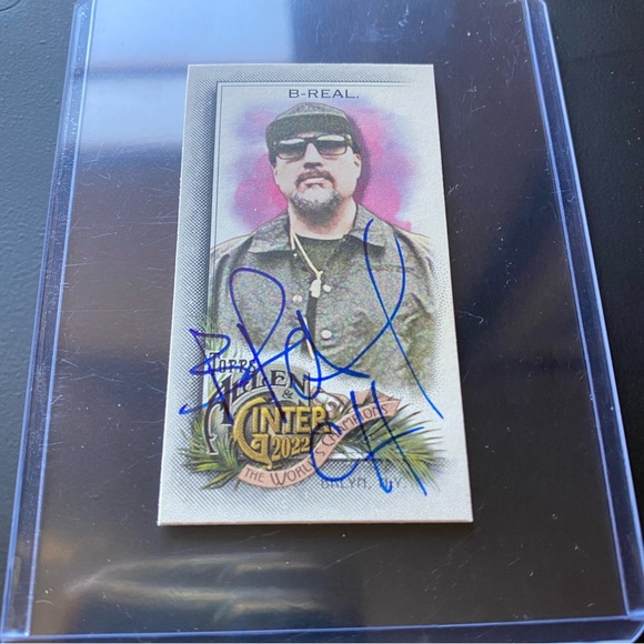 Topps | Other | Cypress Hill Autograph B Real Signed Ginter Card Hip ...